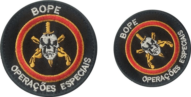 Patch Bope Bordado 8x8cm C/Velcro - Patches Militares Emborrachado e ...