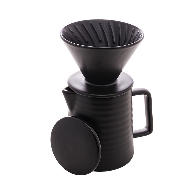 Bule Preto c/ Suporte para Filtro e Tampa 600ml - Loja de Artigos para ...