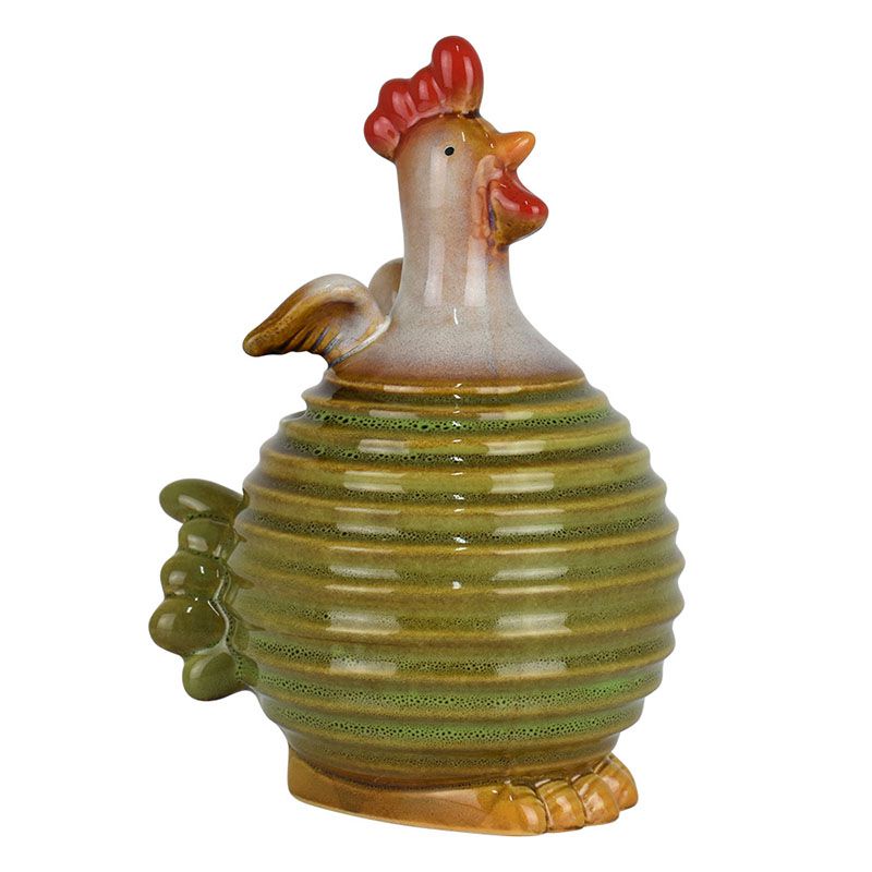 Cofrinho Galinha Verde 15 cm em Cerâmica - Loja de Artigos para ...