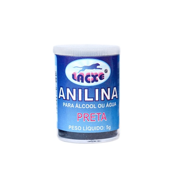 ANILINA PARA ÁGUA E ÁLCOOL PRETA 5G - LACXE - Papelaria Zap Ltda ...