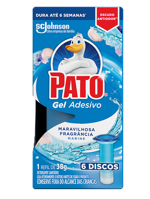 PATO GEL ADESIVO MARINE REFIL 38G - SC JOHNSON - Papelaria Zap Ltda ...