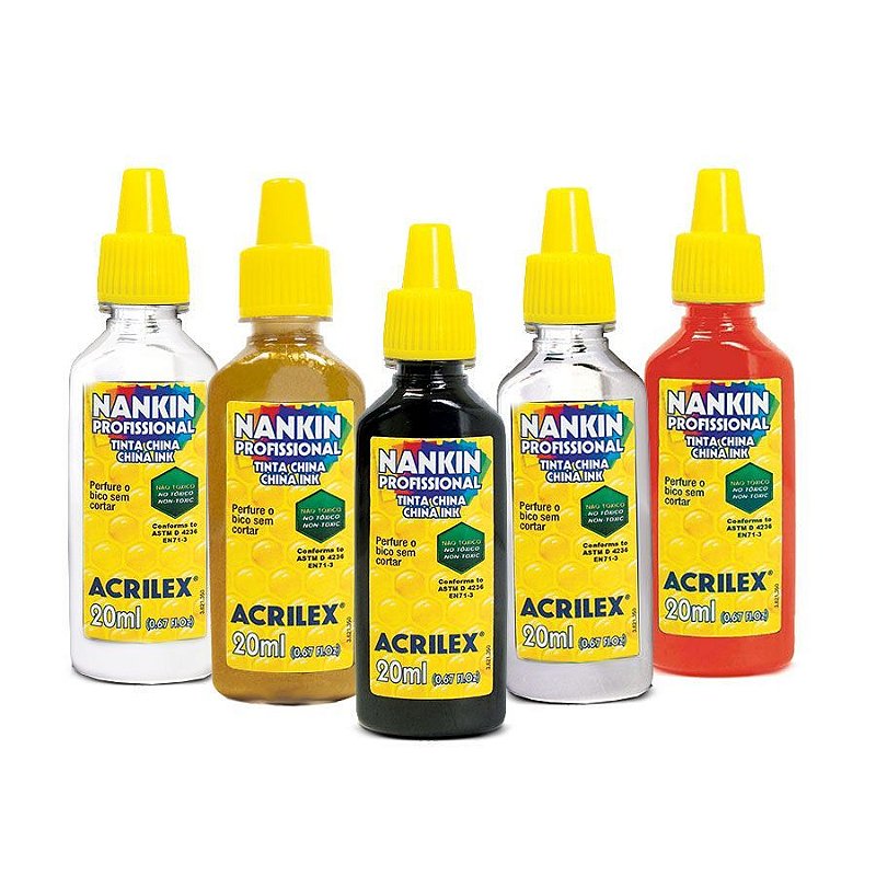 TINTA NANKIN 20ML - ACRILEX - Papelaria Zap Ltda » Muito mais que uma ...
