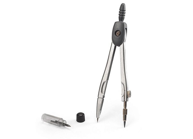 COMPASSO DE METAL COM GRAFITE - WALEU - Papelaria Zap Ltda » Muito mais ...