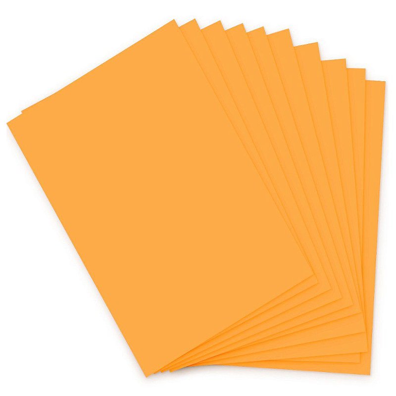 CARTOLINA 50CMX66CM 150G/M² AMARELO OURO C/10 UNIDADES - SPIRAL ...