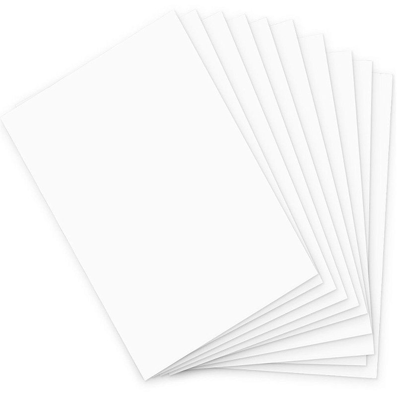 CARTOLINA 50CMX66CM 180G/M² BRANCA C/10 UNIDADES - SPIRAL - Papelaria ...