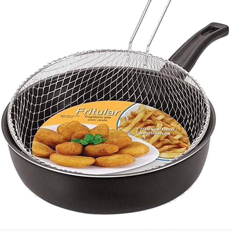 Frigideira Alta Com Cesto 24 cm Fritular Dona Chefa - MIXMAGAZINE ...