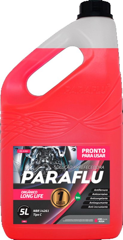 Paraflu Bio Orgânico Rosa Pronto Uso 5L - MSLub - Sua Troca de Óleo ...