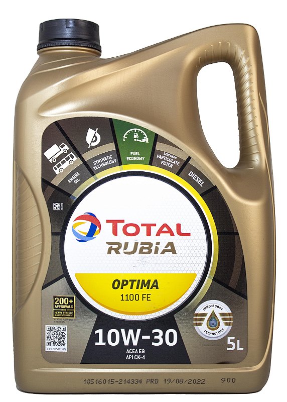 Total Rubia Optima 1100 FE 10W30 - MSLub - Sua Troca de Óleo pela Internet