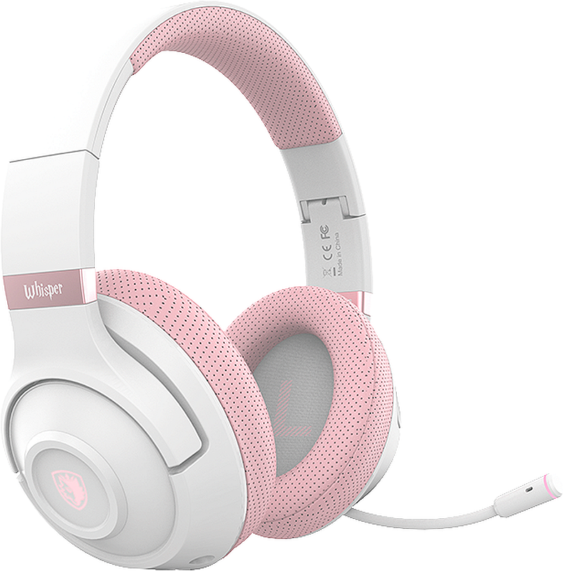 Headset Sades Whisper Wireless Multifuncional Angel Edition Rosa ...