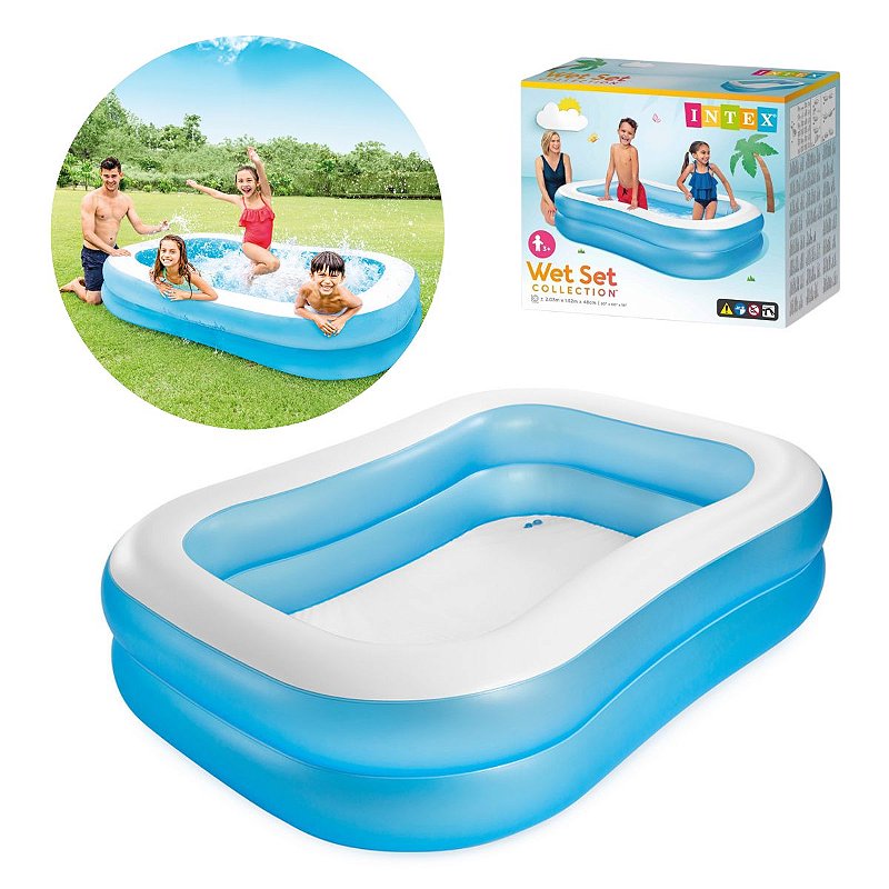 Piscina Inflável Familiar Blue 540L Intex 57180 - | Fluthua Store