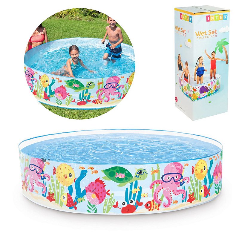 Piscina Snapset Redonda Oceano 183cm 958L Intex 56452 - | Fluthua Store