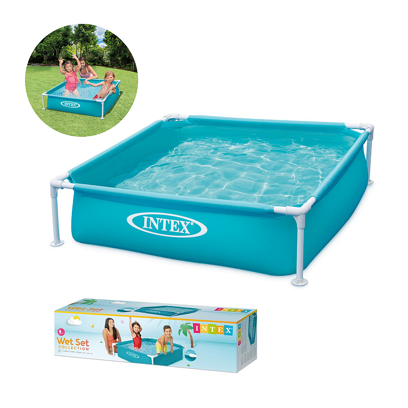 Piscina Infantil Armação de Metal 342L Intex 57173 Cor Azul - | Fluthua ...