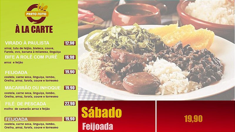 Menu Digital para Restaurante - Prato do Dia - Menu-Food: Menu Digital ...