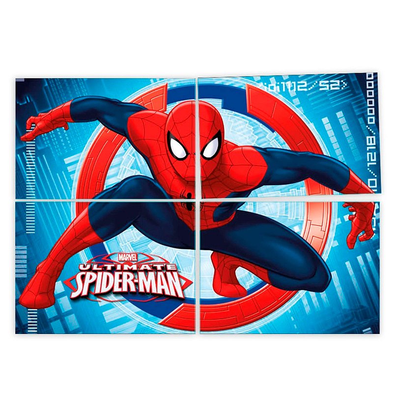 Painel 126X88cm Spider Man - Regina - Docerrano - Confeitaria e Festa