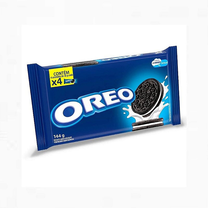 Biscoito Oreo Original 144g - Lacta - Docerrano - Confeitaria e Festa