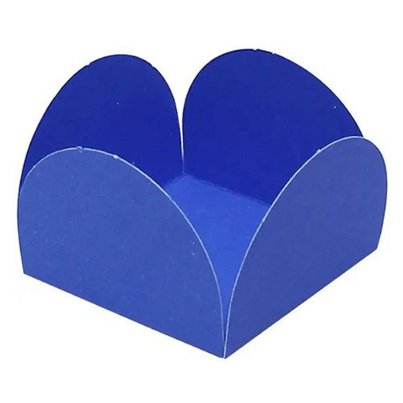 Caixeta Azul Royal 50un - Regina - Docerrano - Confeitaria e Festa