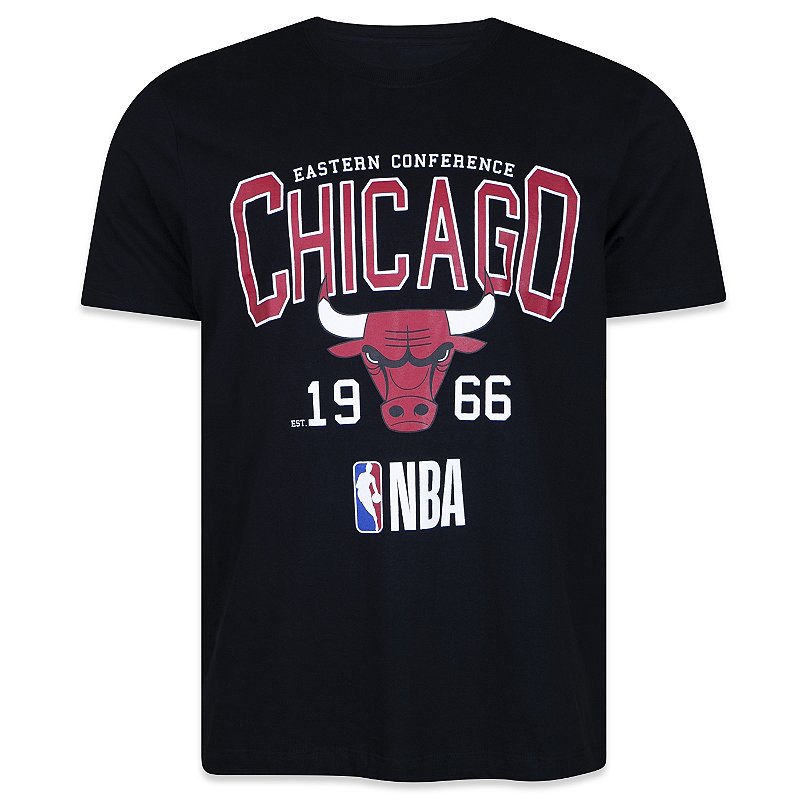 Camiseta New Era Chicago Bulls Sport Preto - FIRST DOWN - Produtos ...