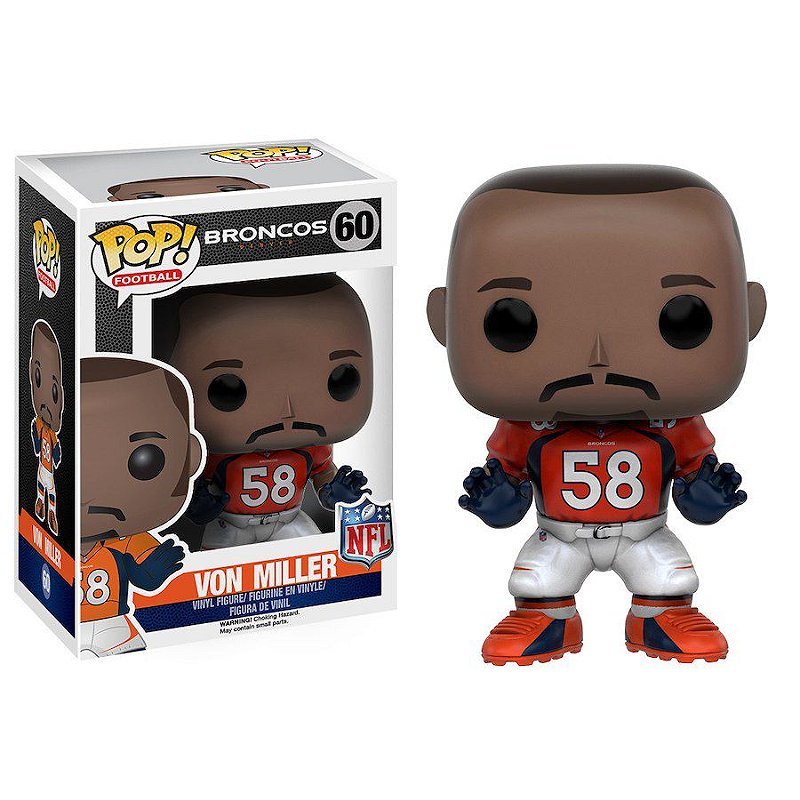 Funko Pop Von Miller 58 Denver Broncos - FIRST DOWN - Produtos Futebol ...