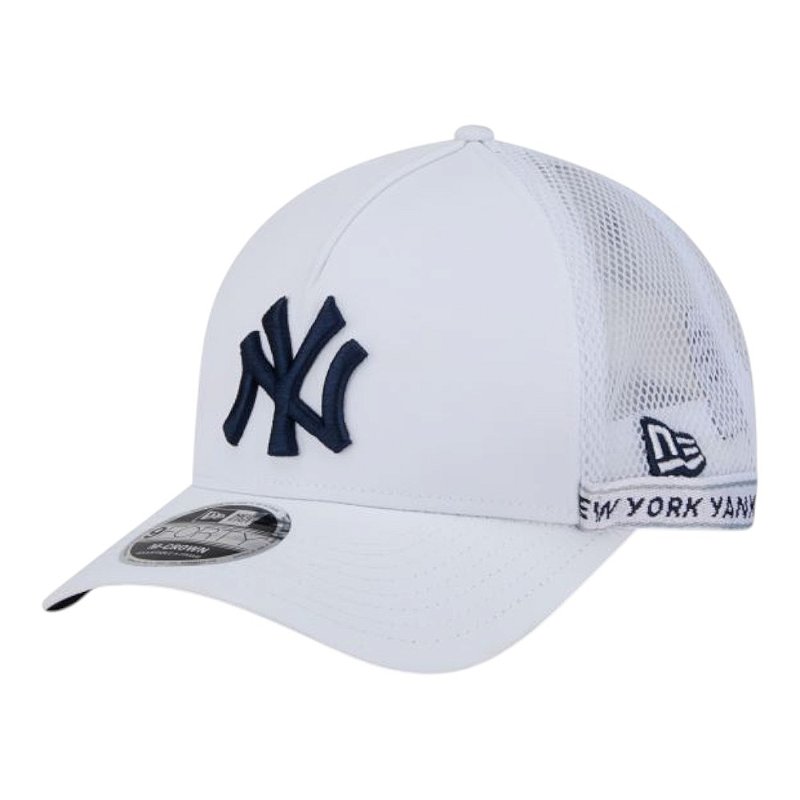 Boné New Era 940MC A-Frame New York Yankees Tape Branco - FIRST DOWN ...