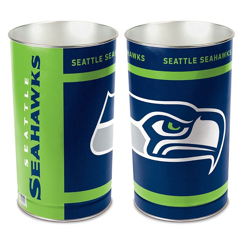 Cesto de Metal Wastebasket 38cm NFL Seattle Seahawks - FIRST DOWN ...