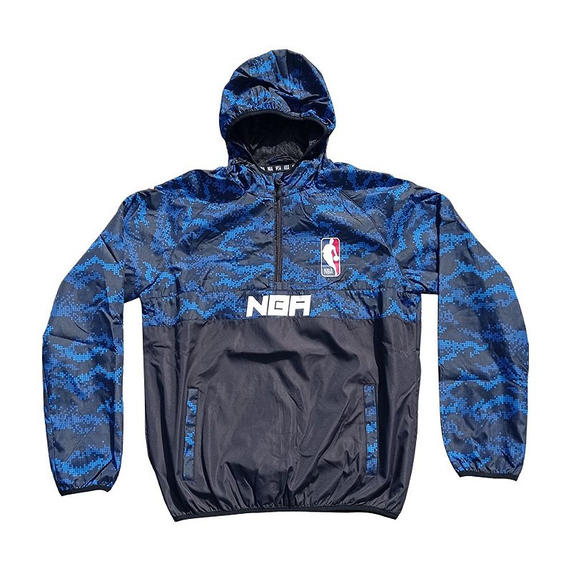 Jaqueta Corta Vento NBA Logoman Digital Azul - FIRST DOWN - Produtos ...