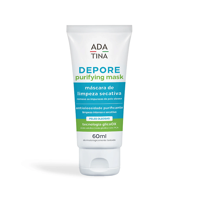 Ada Tina Depore Purifying Mask - Máscara Facial Antioleosidade 60ml ...