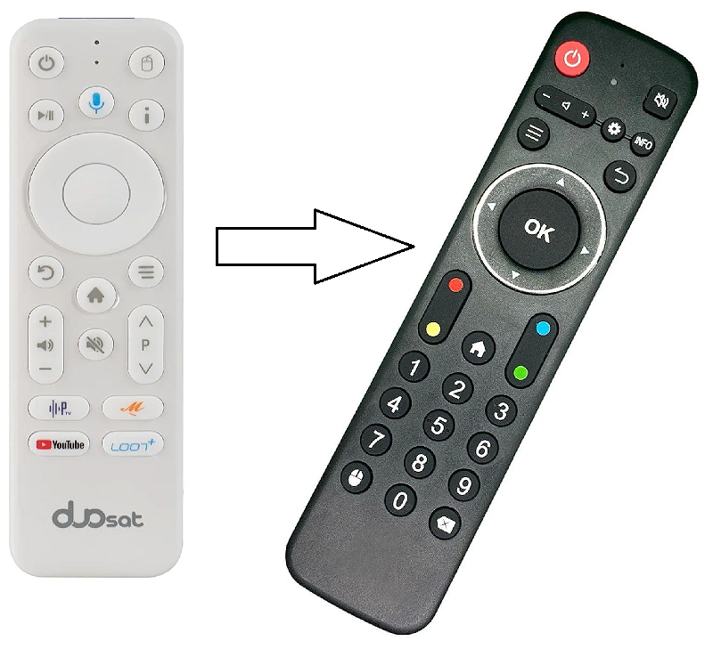 Controle remoto para Duosat Pulse Drop - EVANELETRO.COM - Distribuidor ...