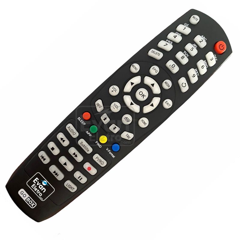 Controle Remoto para Receptor Gobox X1 - EVANELETRO.COM - Distribuidor ...