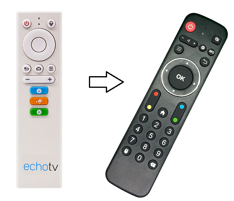 Controle Remoto Clonado para Tv Box Echo TV - EVANELETRO.COM ...