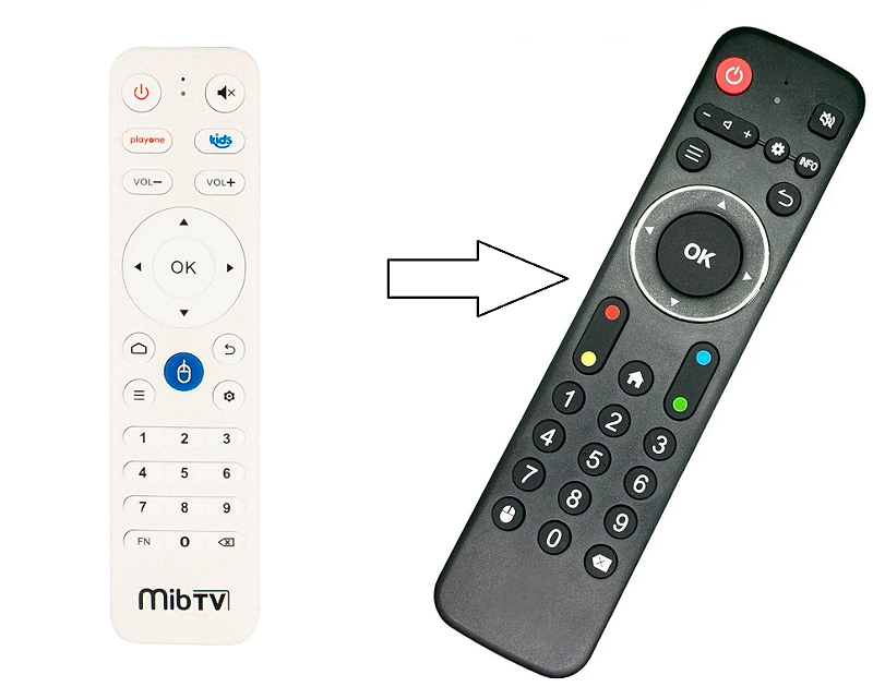 Controle remoto Clonado para Mibo MIB TV - EVANELETRO.COM ...