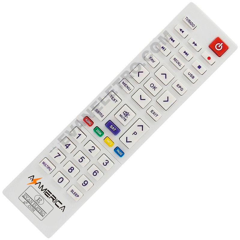 Controle Remoto Receptor Azamérica Silver Ultra - EVANELETRO.COM ...