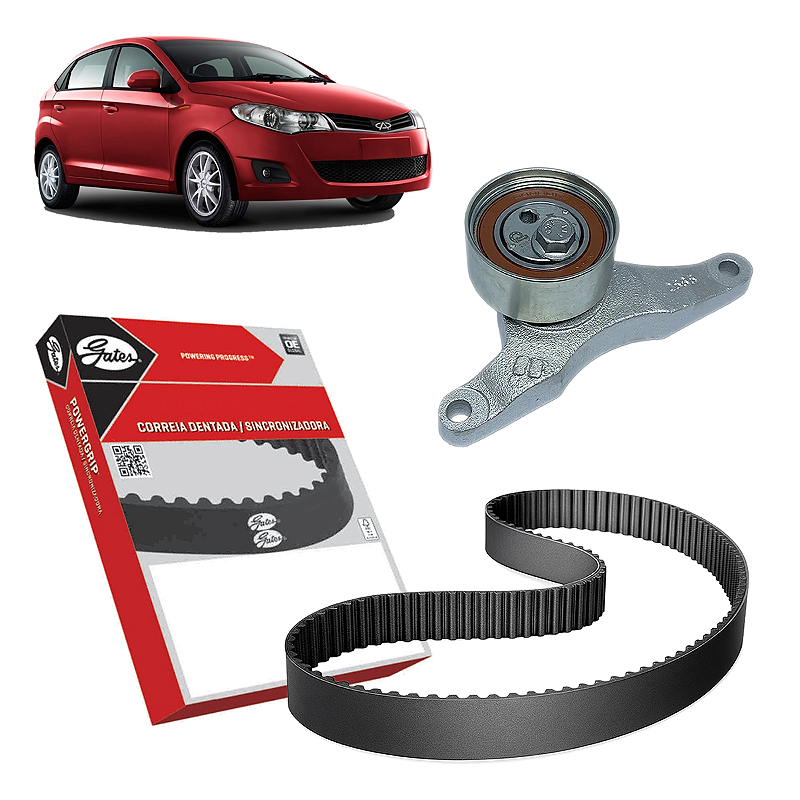 Kit Correia Dentada Com Tensor Chery Celer 1.5 13/18 - Bermano Auto ...