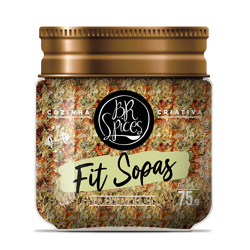Tempero Fit Sopas BR Spices Pote 75G - BR Spices - Loja Online