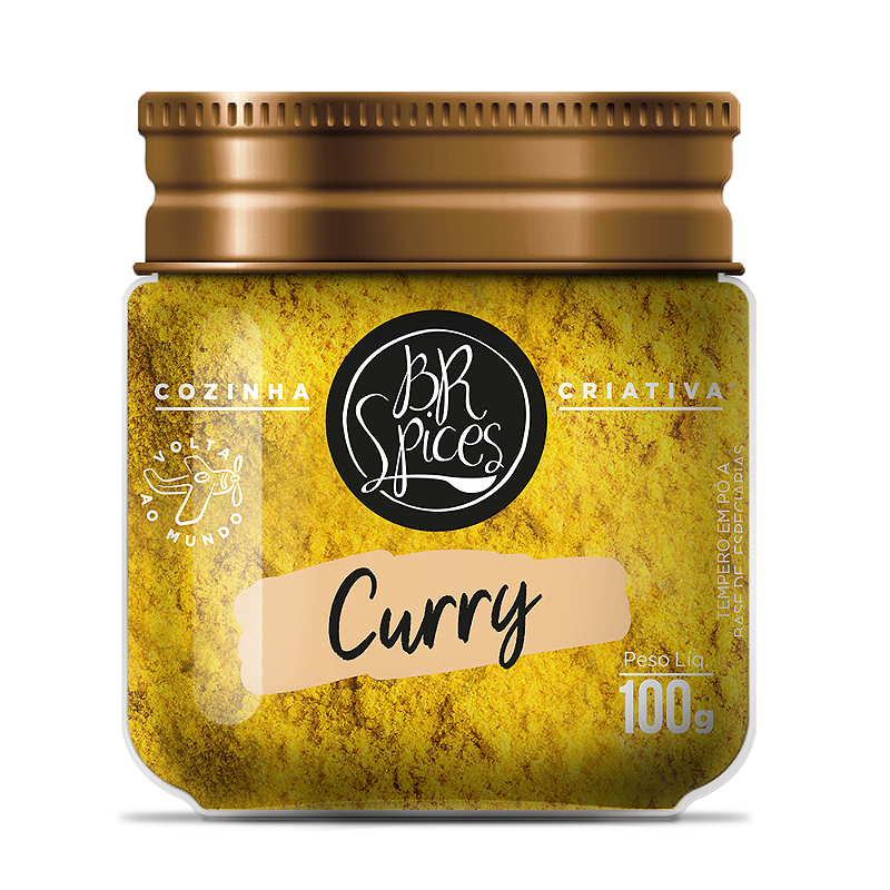 Tempero Curry BR Spices Pote 100G - BR Spices - Loja Online