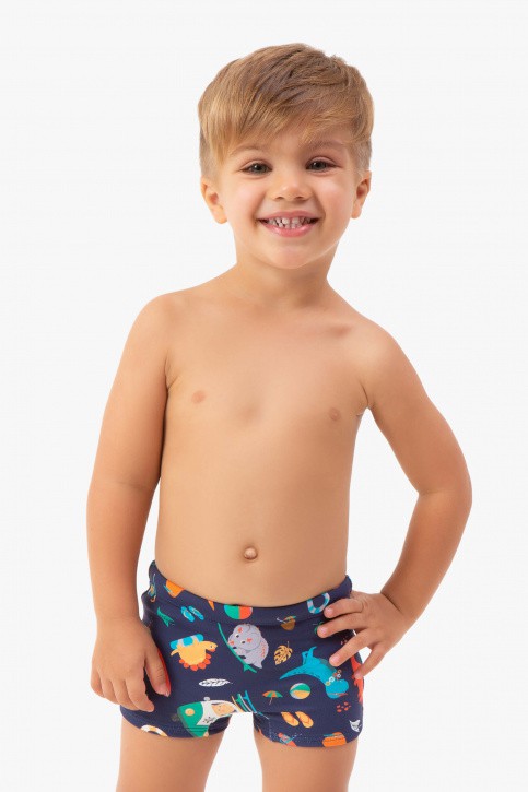 Sunga Box Infantil Dinos Praianos Dedeka | Maria Pirulita - Maria ...