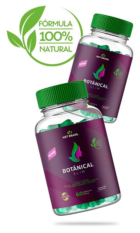 Kit 2x Botanical Slim Capsula 100% Natural - mztbrasil.com.br