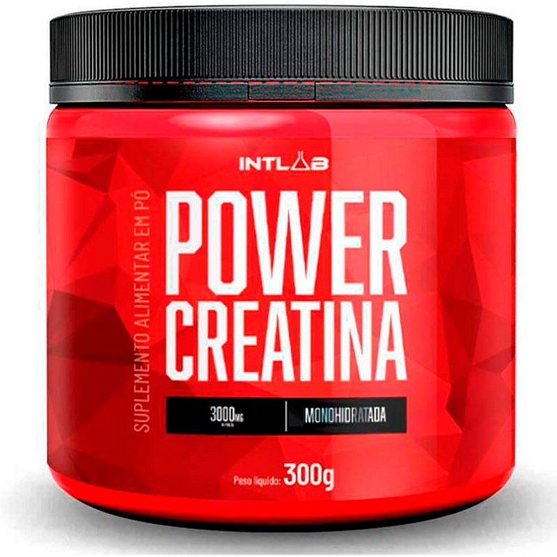 Creatina 100 Pura Monohidratada 300g Intlab Fitfield