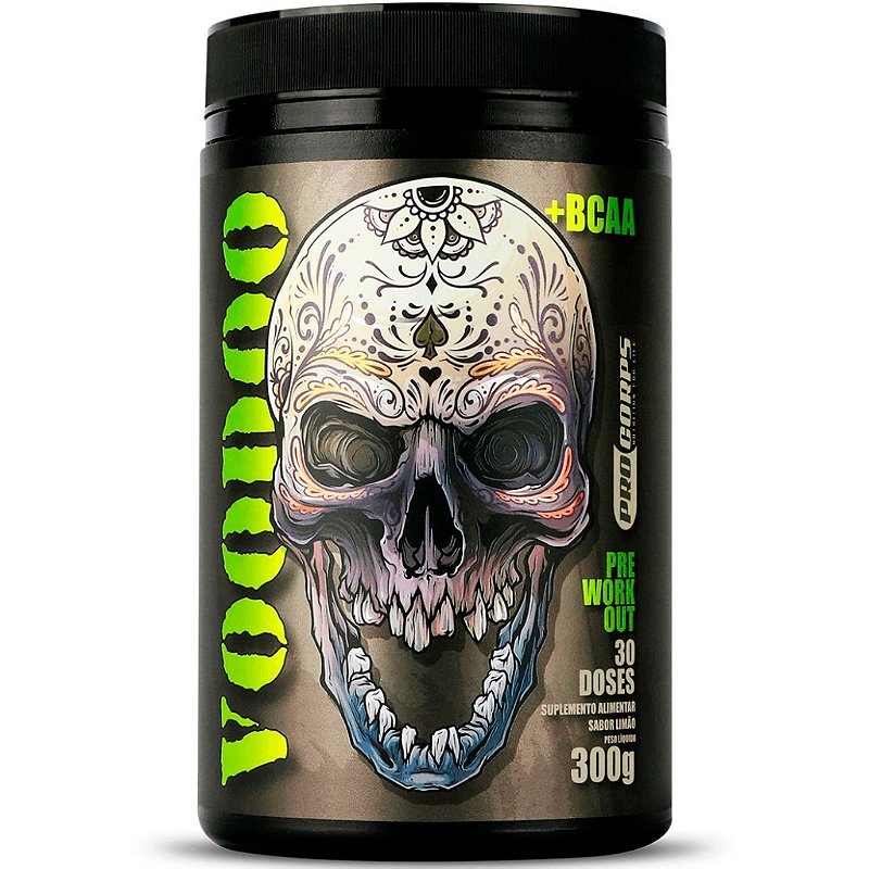 Pré-Treino Voodo (Sabor Limão) - 300g - Pro Corps - FITFIELD