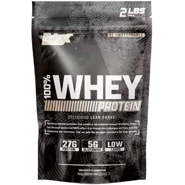 100% Whey Protein (27g Proteína) - Pacote 900g - Nutrex Research - FITFIELD