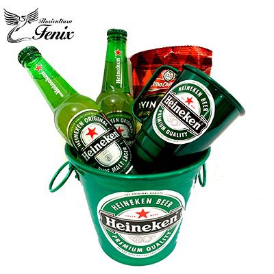 Kit Balde de Cervejas Heinekein Pequeno - Fênix Floricultura - Flores ...