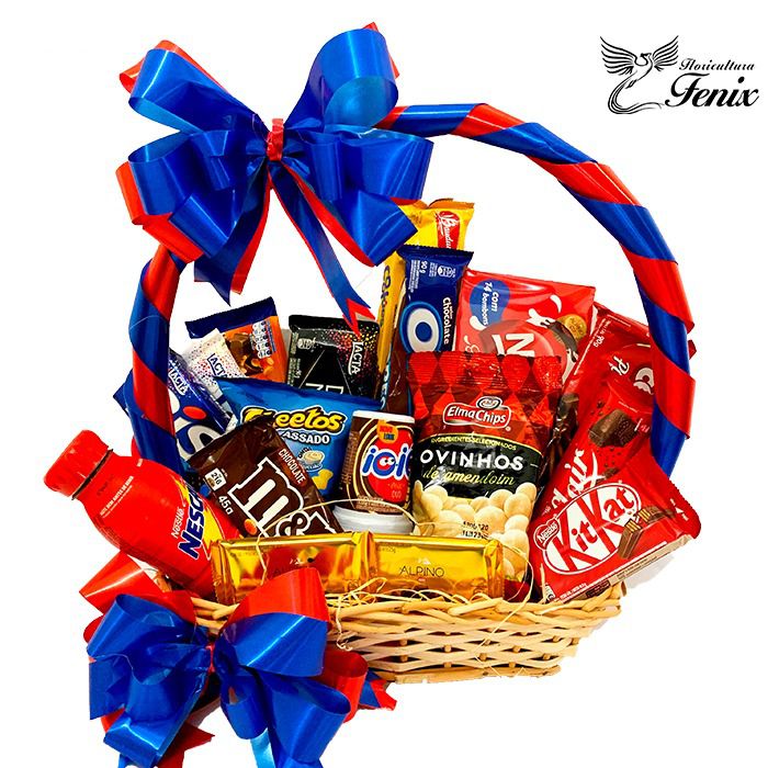 Cesta de Guloseimas Amor de Chocolate - Fênix Floricultura - Flores e ... Cesta de Guloseimas Amor de Chocolate - Fênix Floricultura - Flores e ...