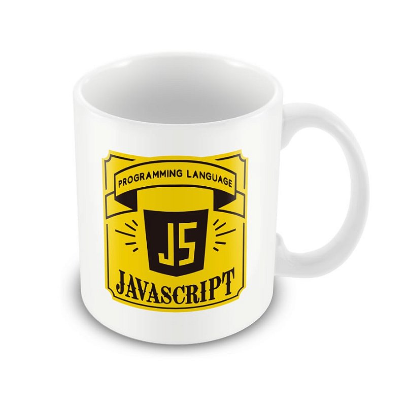 Caneca Javascript Language Retrô - Caneca do Dev - Canecas e produtos ...