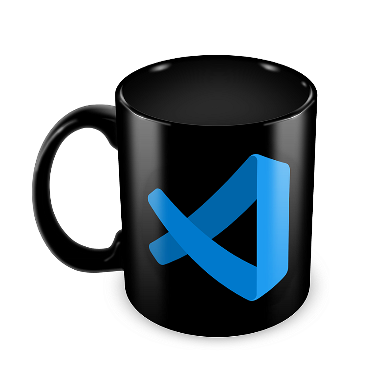 Caneca Visual Studio preta - Caneca do Dev - Canecas e produtos de ...