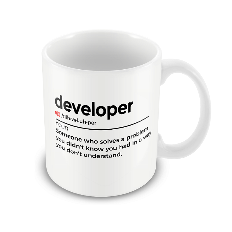 Caneca Developer Definition - Caneca do Dev - Canecas e produtos de ...