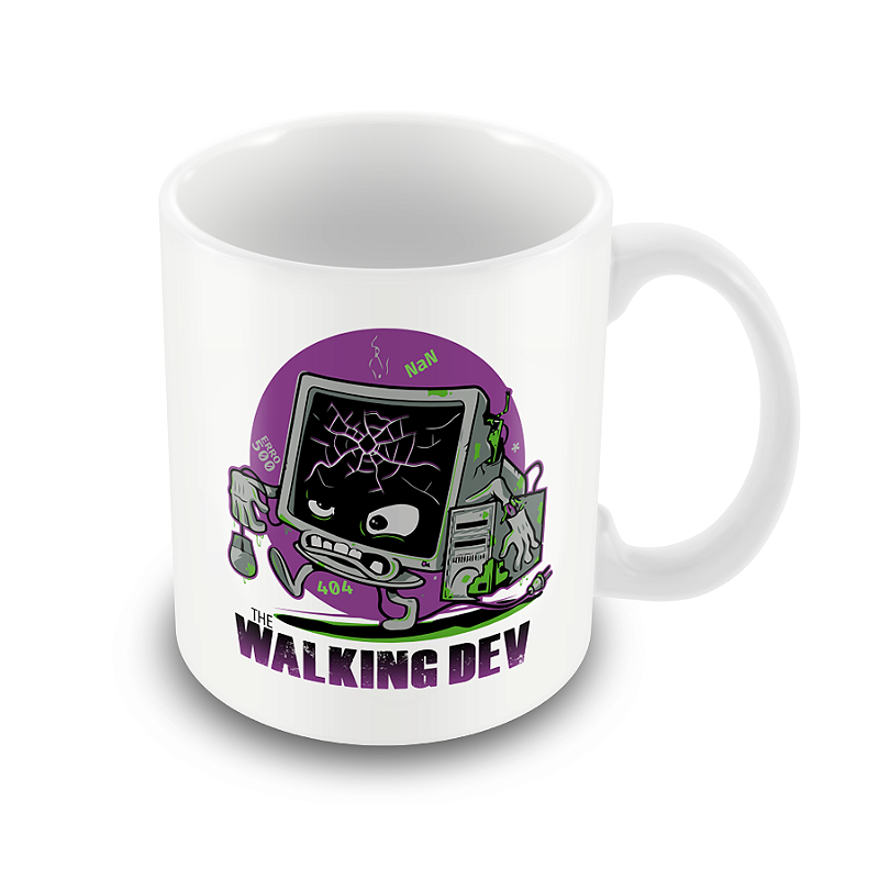 Caneca The Walking Dev - Caneca do Dev - Canecas e produtos de programação