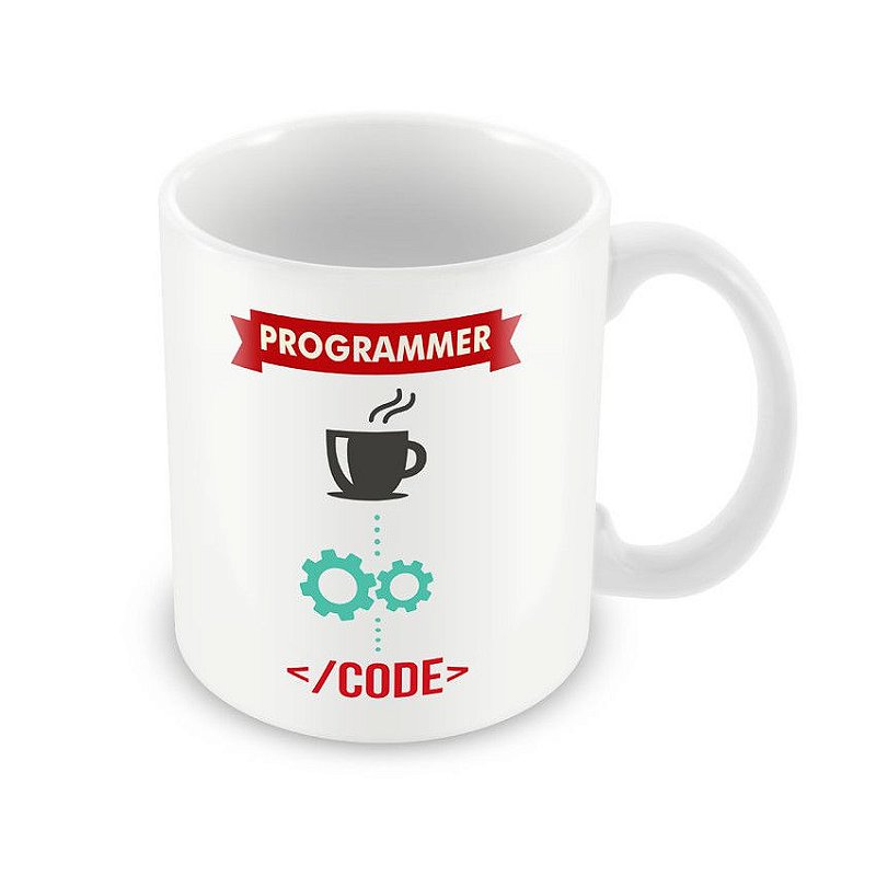 Caneca Programmer Coffee Code Caneca Do Dev Canecas E Produtos De