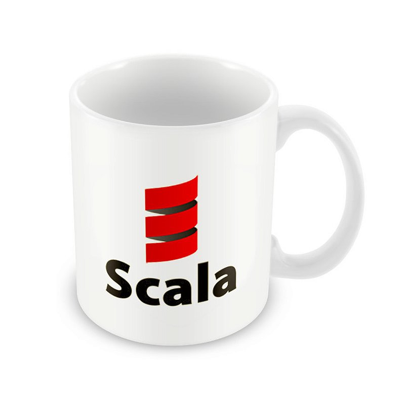Caneca Dev Scala - Caneca do Dev - Canecas e produtos de programação Caneca Dev Scala - Caneca do Dev - Canecas e produtos de programação
