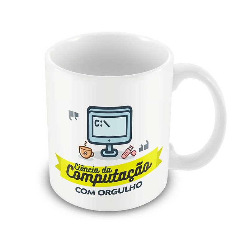 Caneca Ciência da Computação - Caneca do Dev - Canecas e produtos de ...
