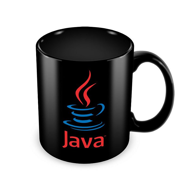 Caneca Dev Java Preta ☕ Caneca Do Dev Canecas E Produtos De Programação