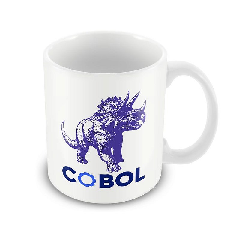 Caneca Dev Cobol - Caneca do Dev - Canecas e produtos de programação Caneca Dev Cobol - Caneca do Dev - Canecas e produtos de programação